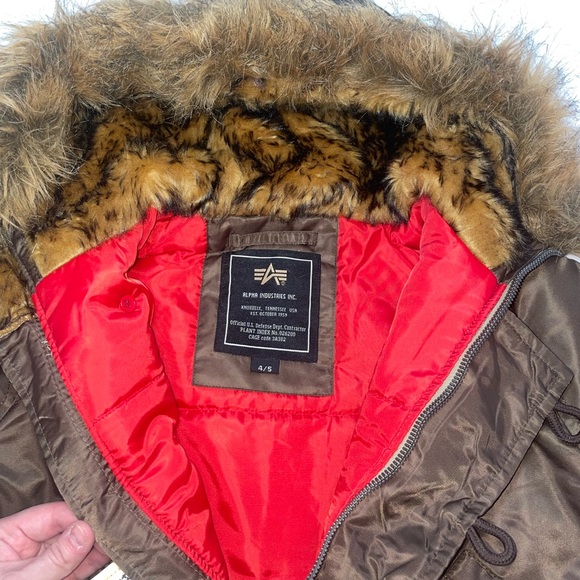 Alpha Industries | Jackets & Coats | Alpha Industries Aviator Faux Fur ...